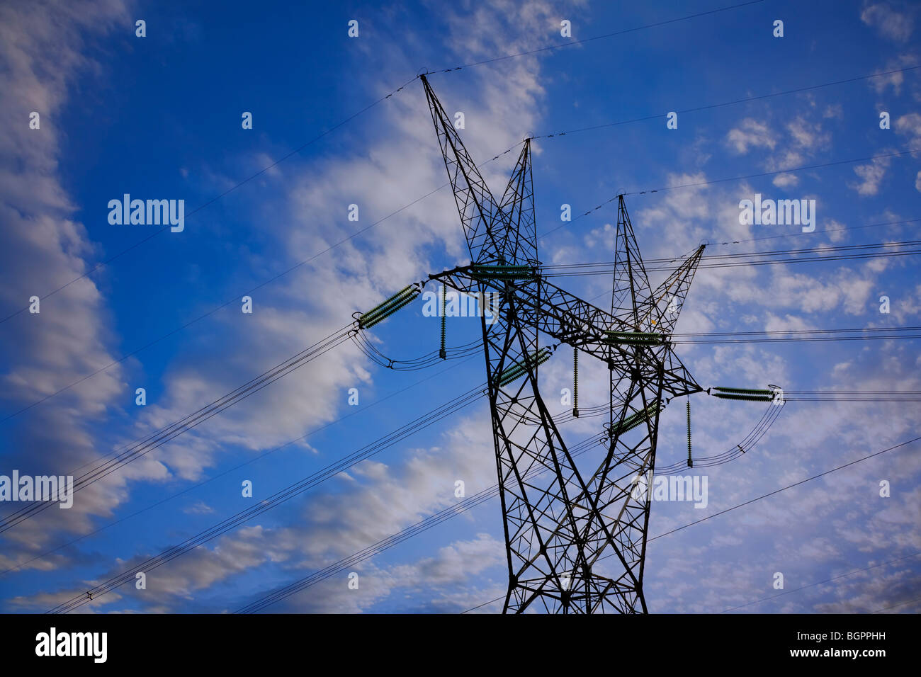 Powerline utility hi-res stock photography and images - Alamy