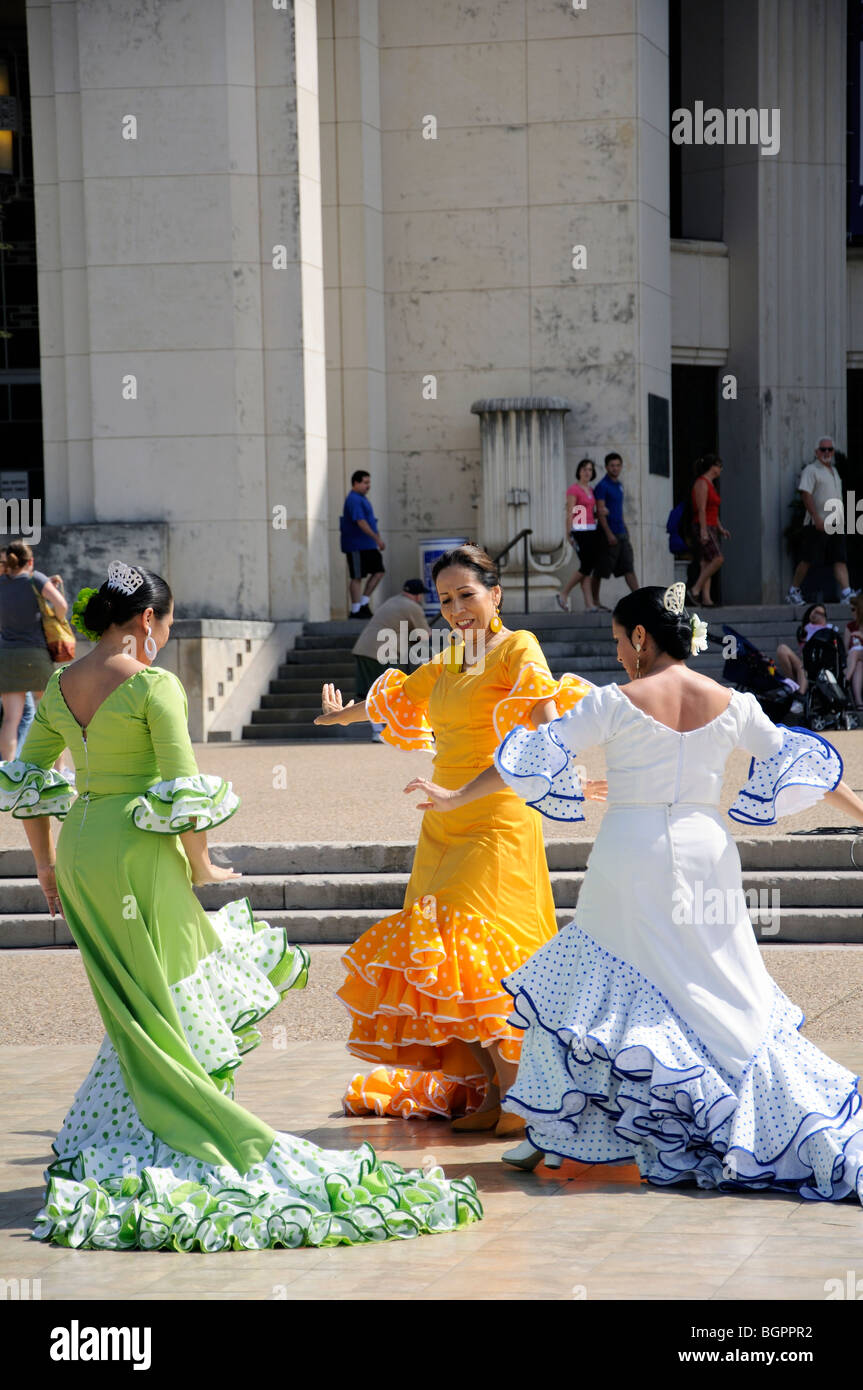 Flamenco dancers, Texas State Fair, Dallas, Texas, USA Stock Photo - Alamy