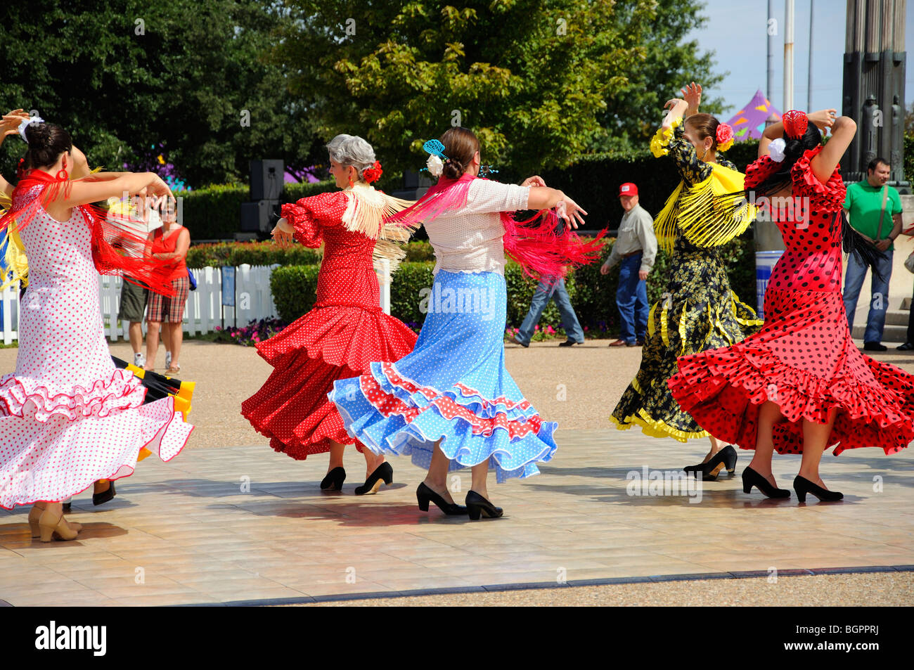 Flamenco dancers, Texas State Fair, Dallas, Texas, USA Stock Photo - Alamy