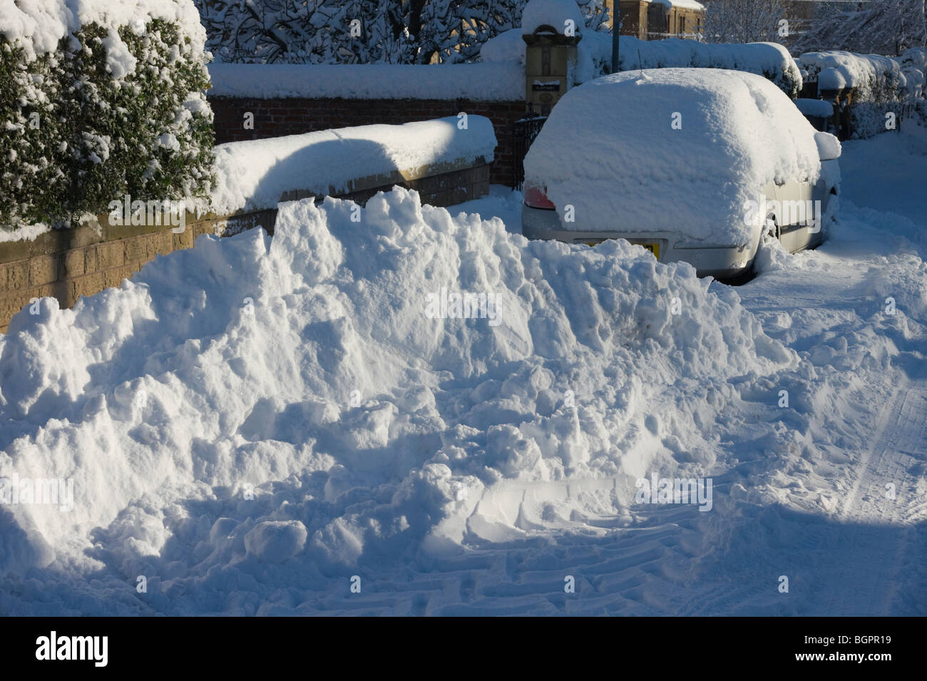 The side of the road in winter hi-res stock photography and images - Alamy