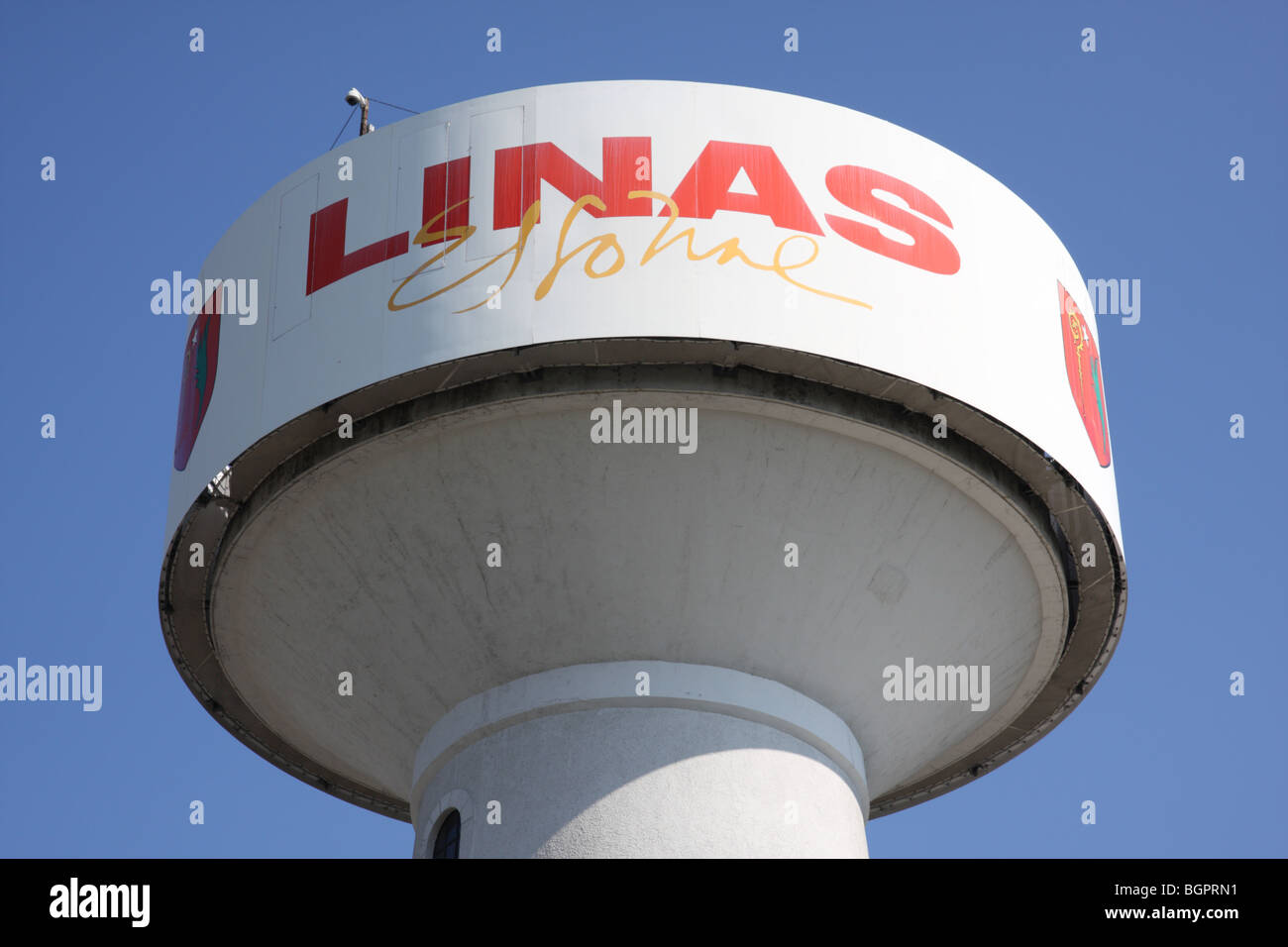 Water tower (chateau d'eau) in Linas, Essonne, France Stock Photo - Alamy
