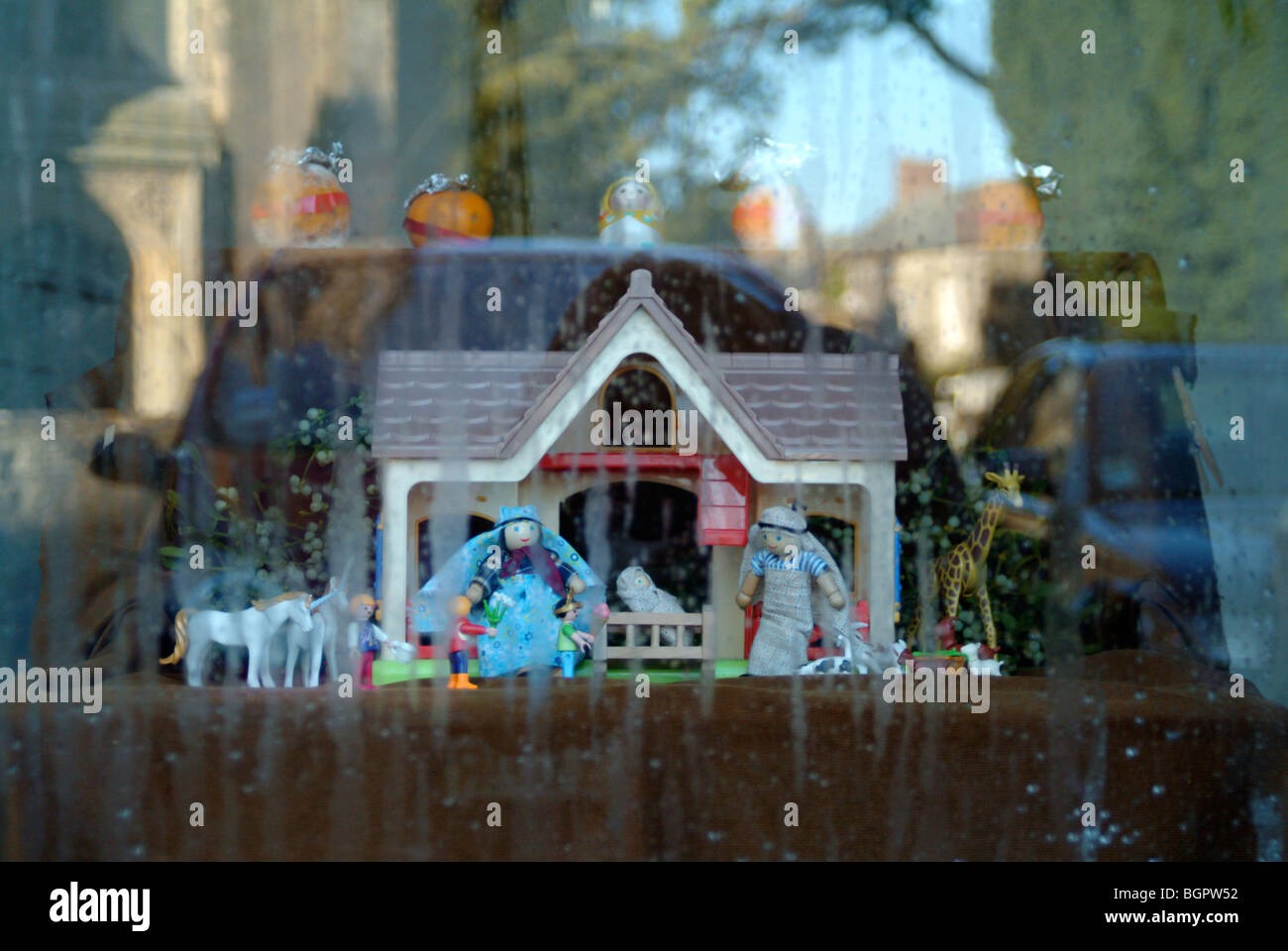 A modern day version of the nativity Christmas story Stock Photo - Alamy