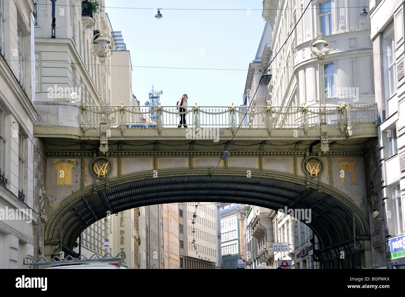 Bridge, Vienna, Austria Stock Photo - Alamy