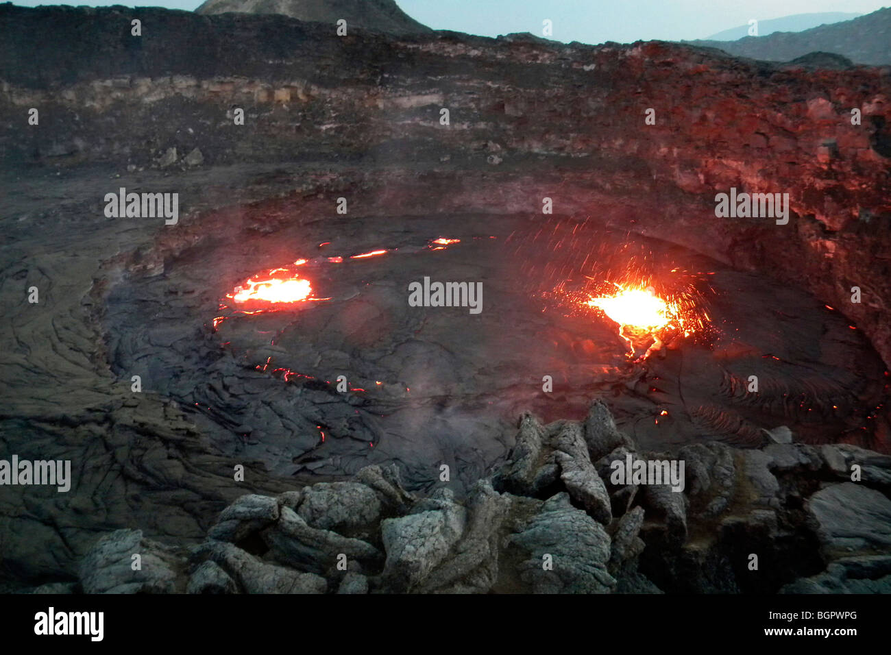 Erta Ale, Danakil Desert, Ethiopia Stock Photo - Alamy