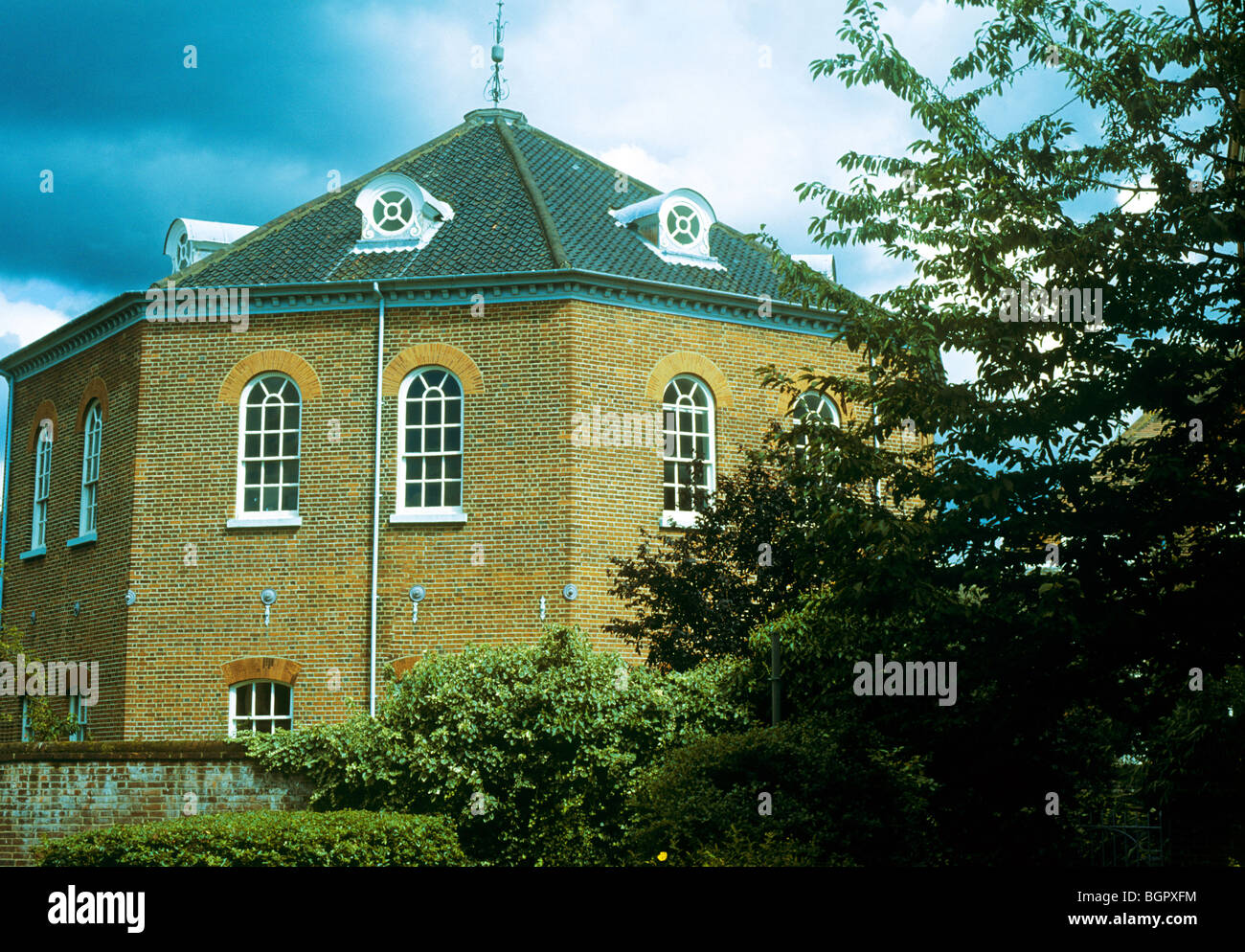 Norwich octagonal Presbyterian Chapel 1754, Norfolk English non ...