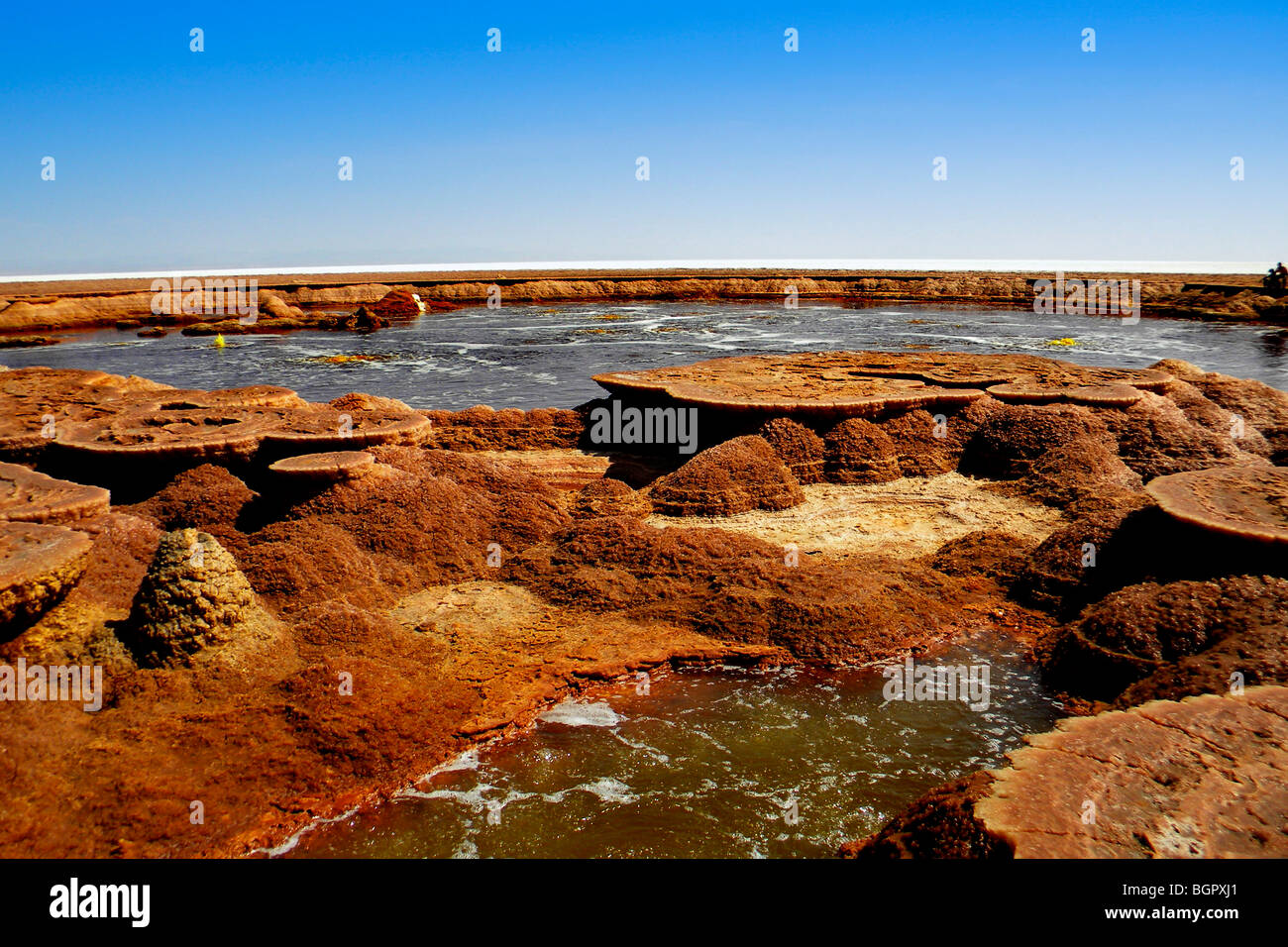 dallol lake, danakil, ethiopia Stock Photo - Alamy