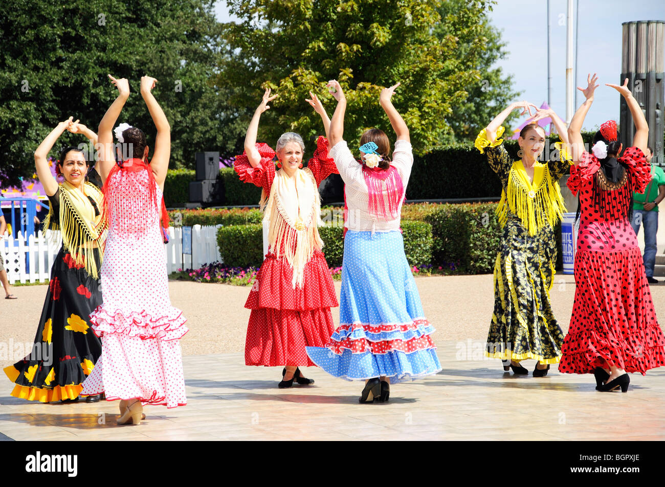 Flamenco dancers, Texas State Fair, Dallas, Texas, USA Stock Photo - Alamy