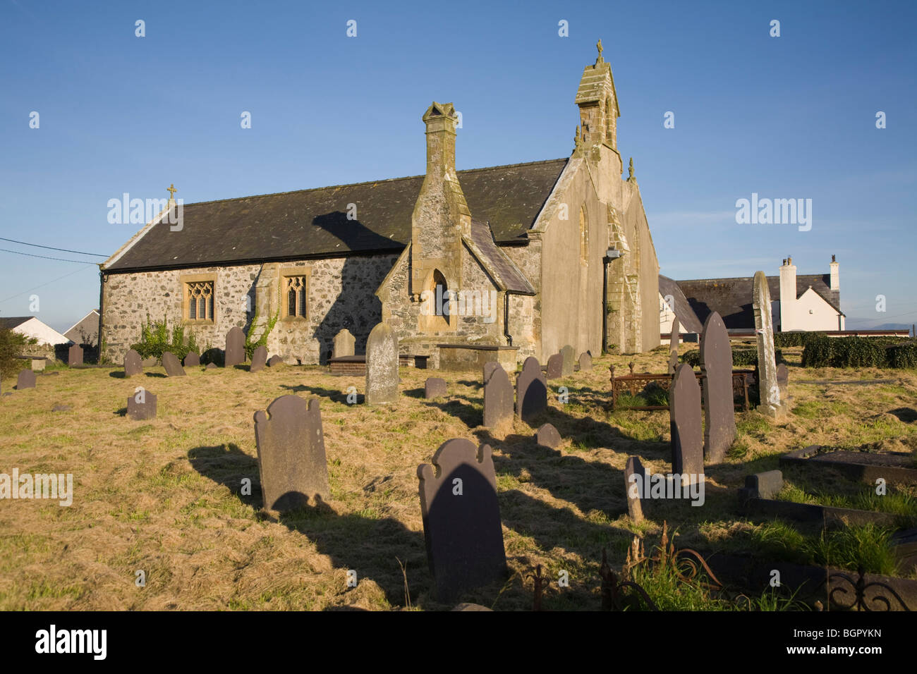 Aberffraw, St. Beuno, Anglesey, Wales Stock Photo - Alamy