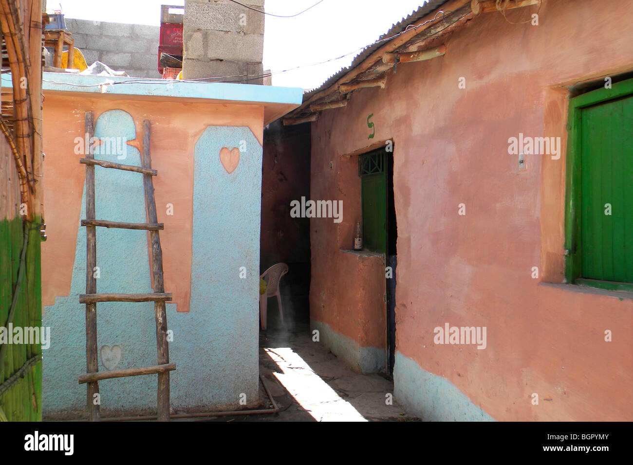Traditional house, Tigray valley, Surrounding of Wukro, Tigray ...