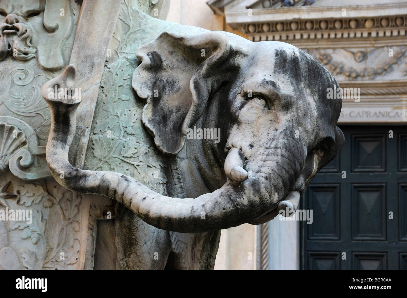 Pulcino della Minerva elephant sculpture in Piazza Minerva, Rome, Italy ...