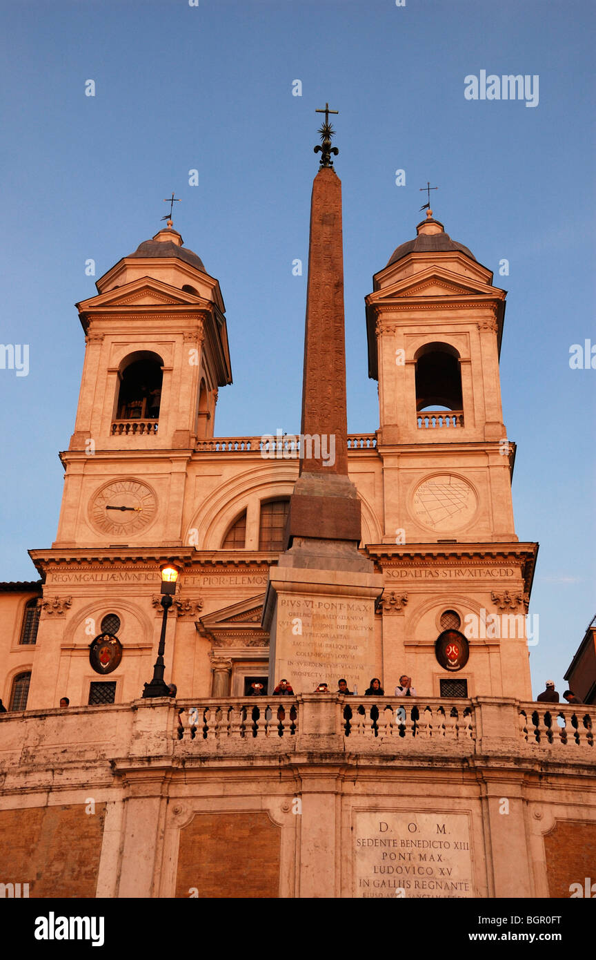 Trinita dei Monti church, Rome, Italy Stock Photo - Alamy