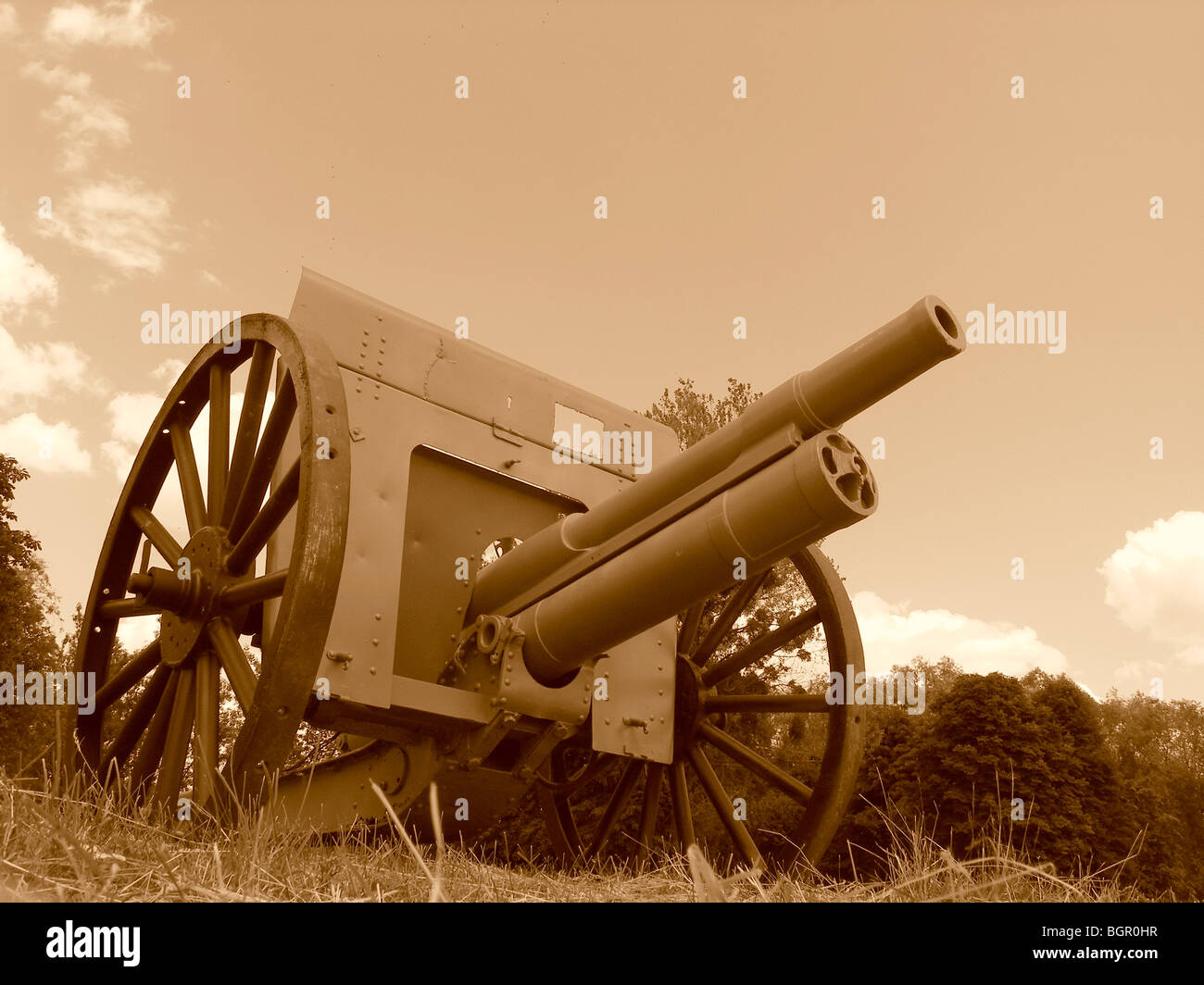 Obsolete cannons of the first world war hi-res stock photography and ...