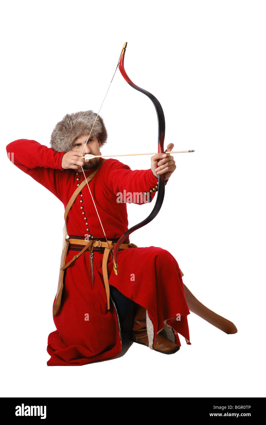 Military soldier in uniform kneeling Cut Out Stock Images & Pictures ...