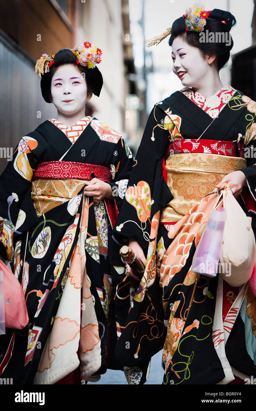 Geisha In Training High Resolution Stock Photography and Images - Alamy