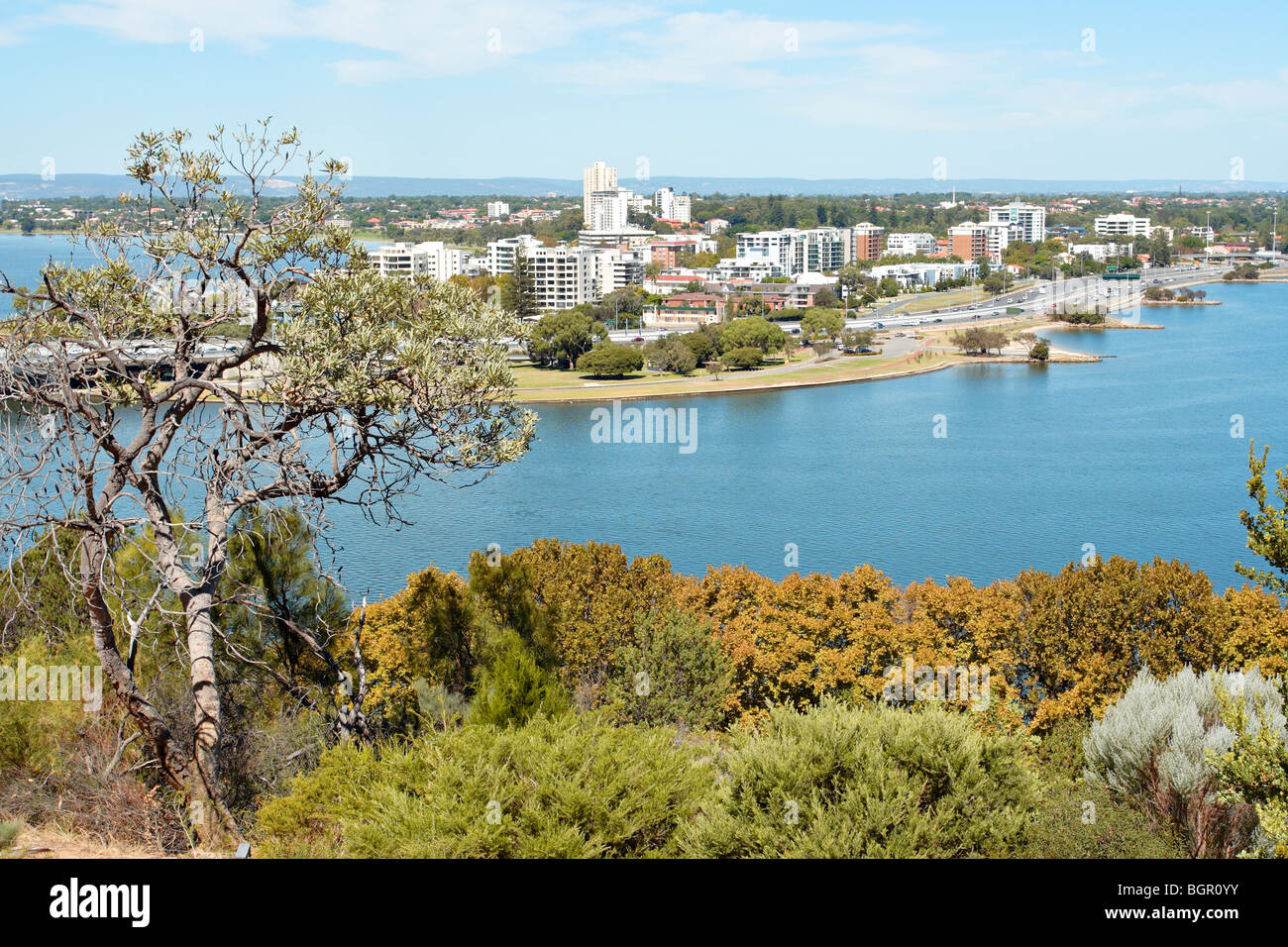 View of Perth from Kings Park, Western Australia Stock Photo - Alamy