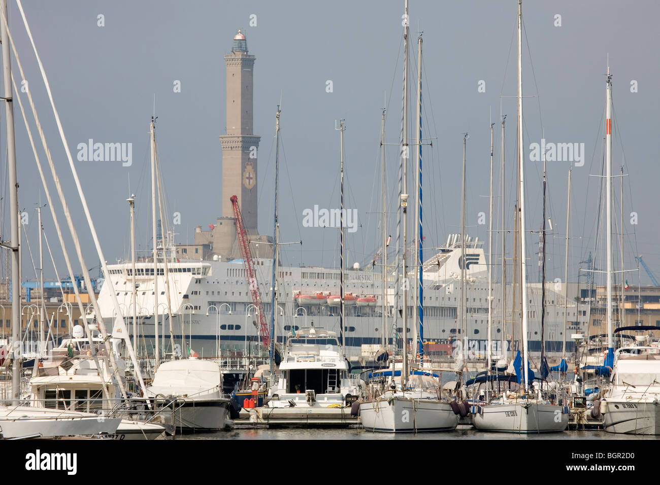 Port of Genoa Stock Photo - Alamy