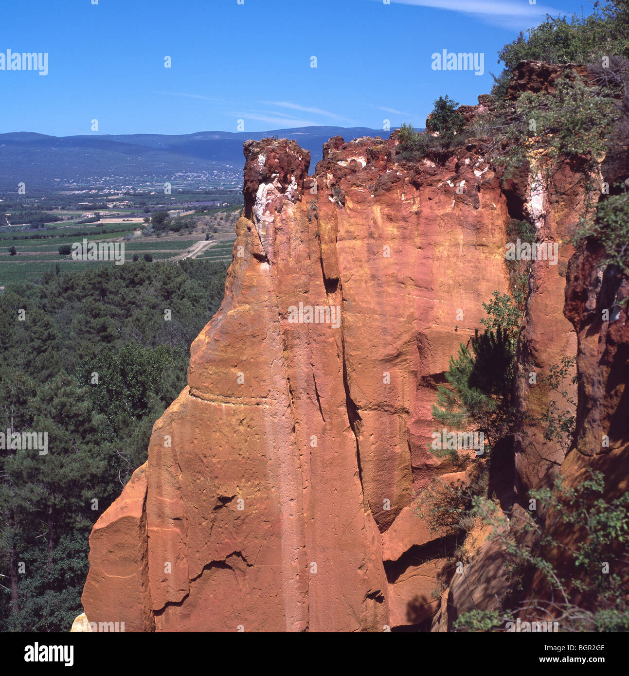 Ockerfelsen Von Roussillon Maps