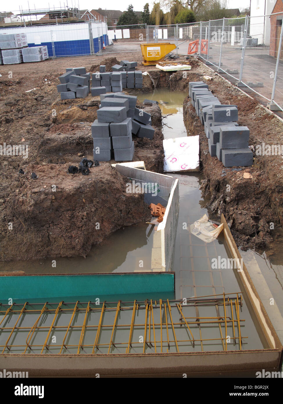 Empty house building site, uk hi-res stock photography and images - Alamy