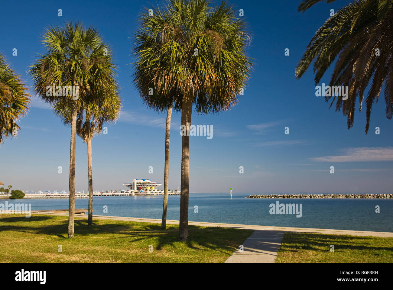 The Pier shopping, dining, entertainment complex from Demens Landing ...