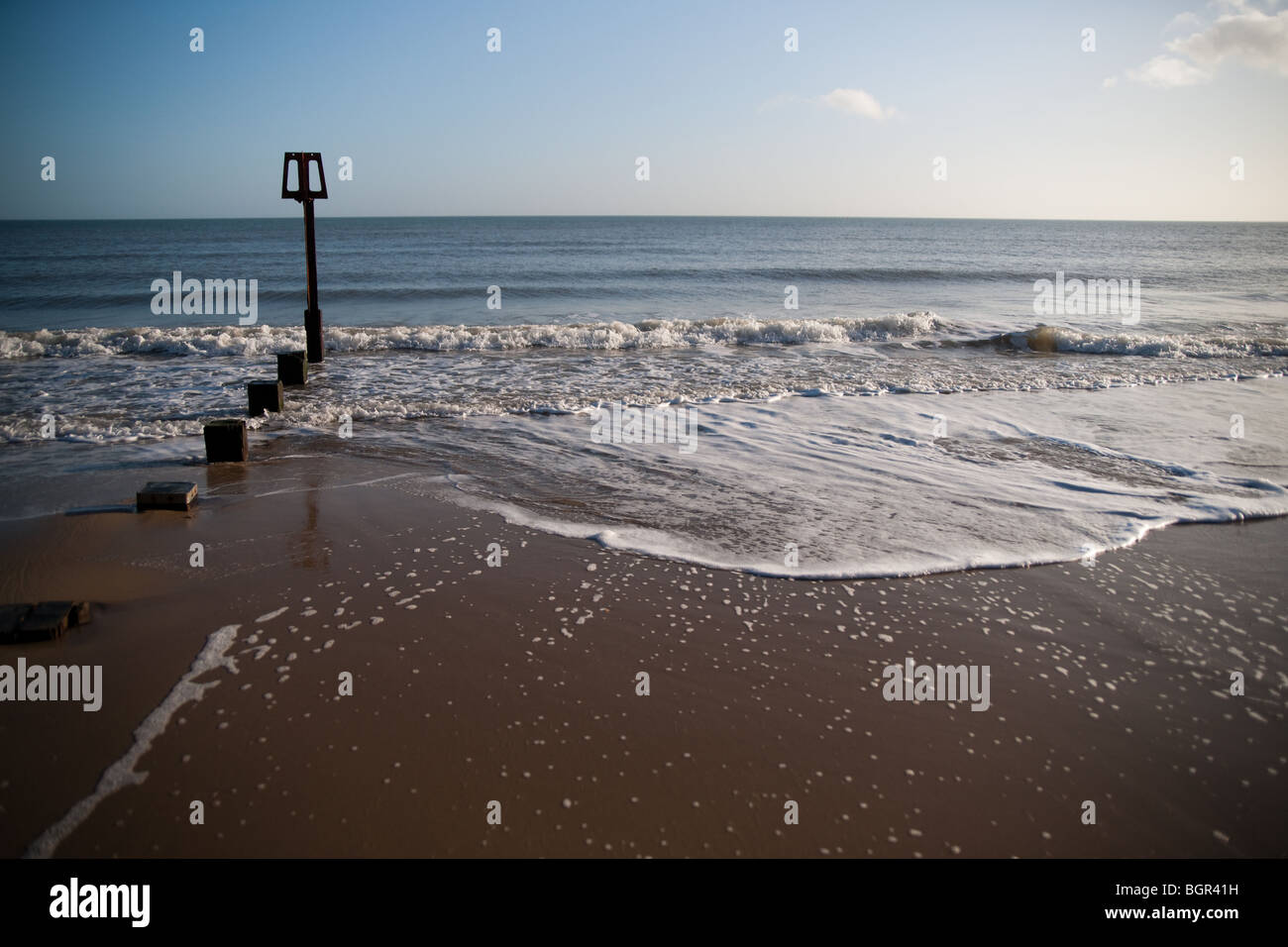 Groin marker hi-res stock photography and images - Alamy