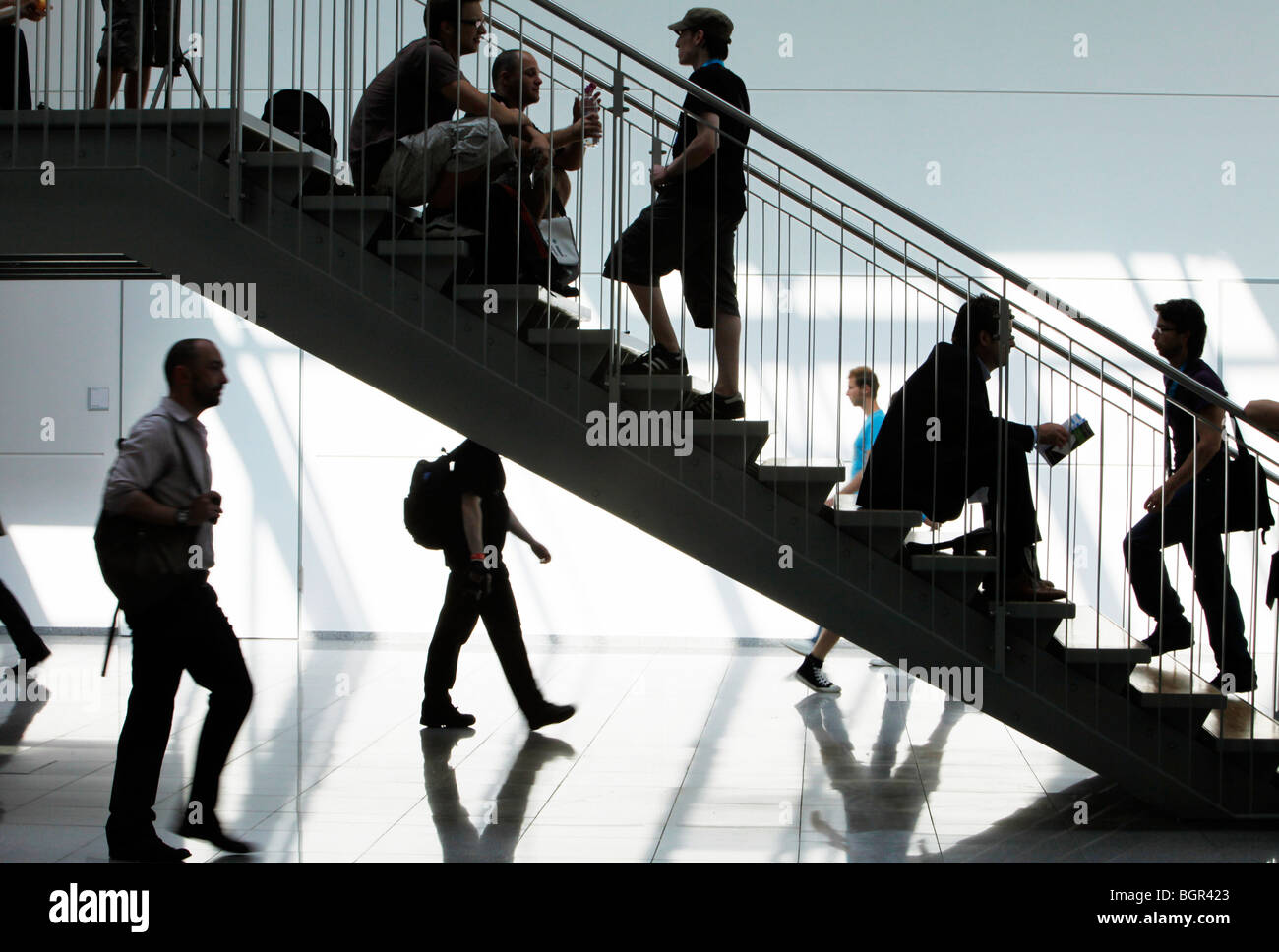 Exhibition stairs hi-res stock photography and images - Alamy