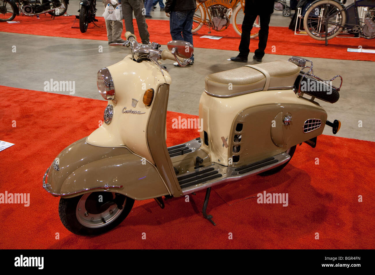 1957 Triumph Contessa 200 motor scooter Stock Photo - Alamy