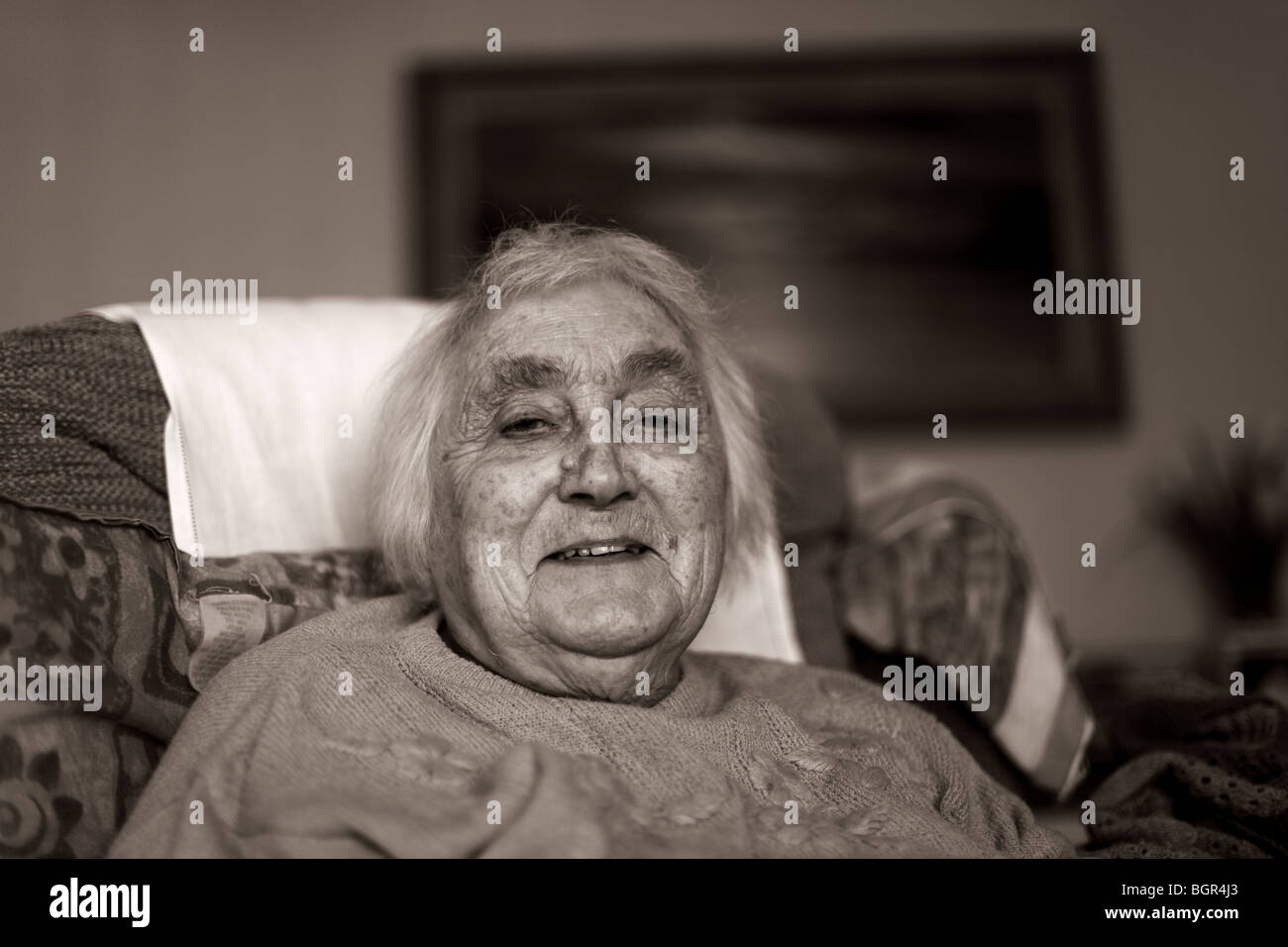Old lady Stock Photo - Alamy