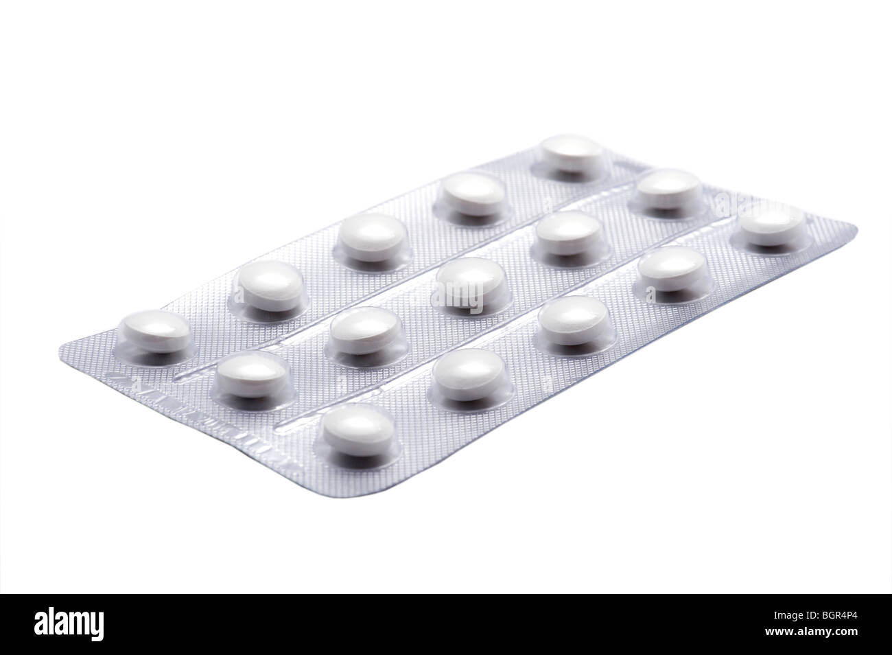 object on white - Medical Tablets close up Stock Photo - Alamy