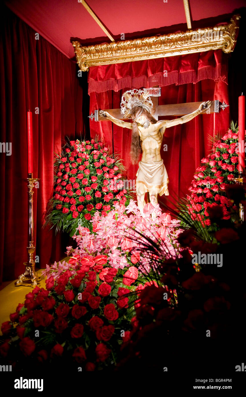 'Dosel' is a 'temporary' altar that is built at the entrance of the ...