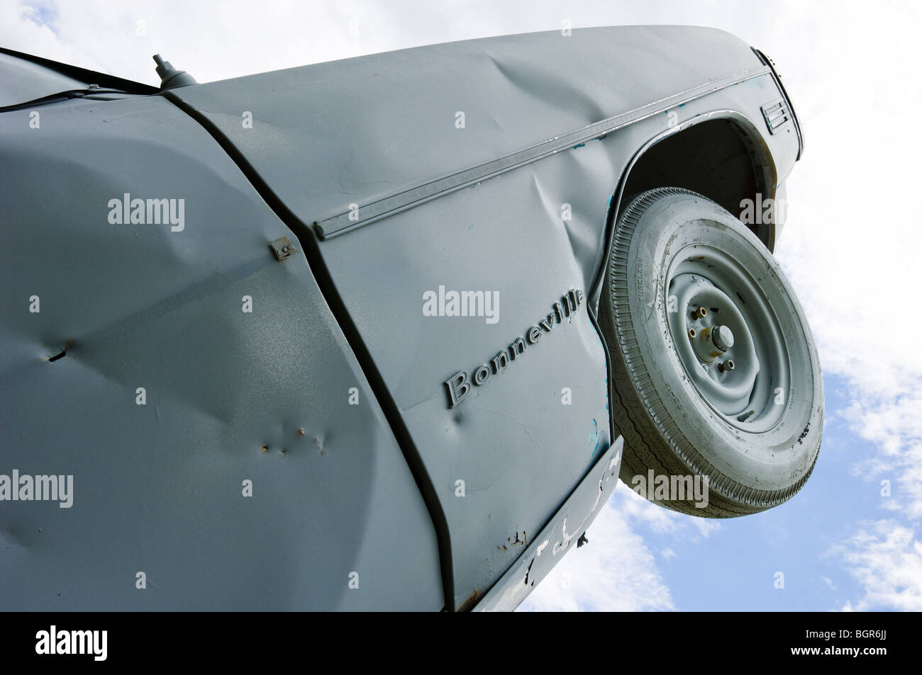 Old car sculpture at Carhenge, in Alliance, Nebraska Stock Photo - Alamy