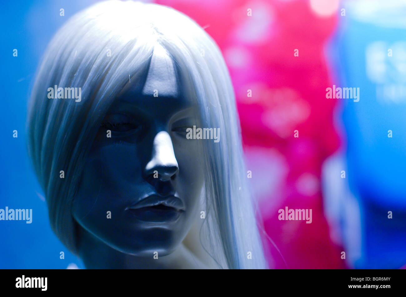 Mannequin in a store window Stock Photo - Alamy