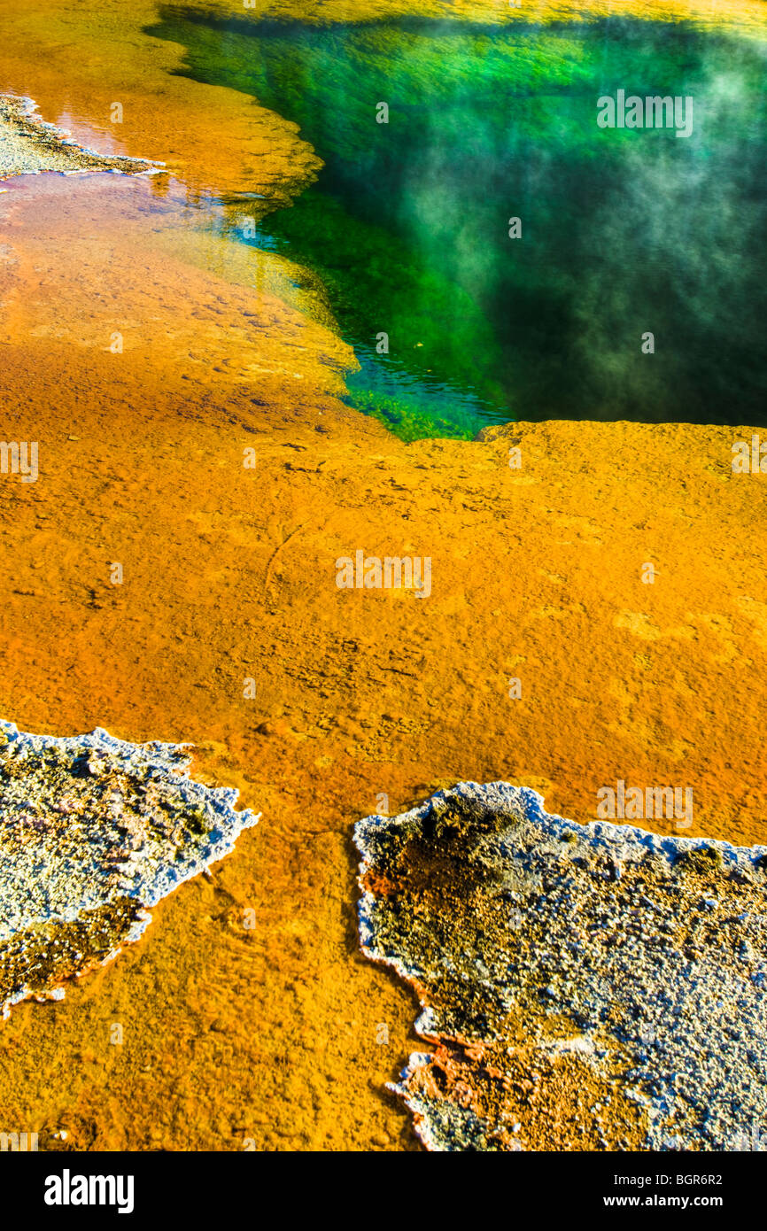 Yellowstone geothermal feature hi-res stock photography and images - Alamy