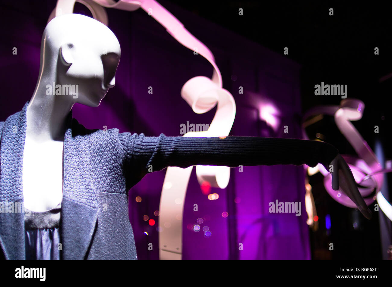 Mannequin in a store window Stock Photo - Alamy