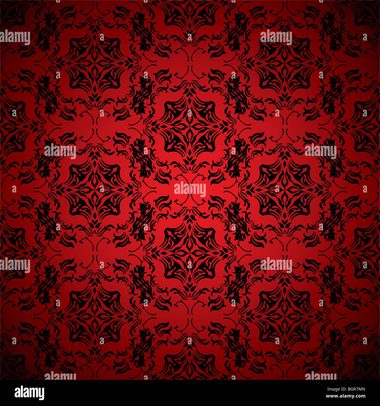 Bright blood red wallpaper with seamless repeating design Stock Photo ...