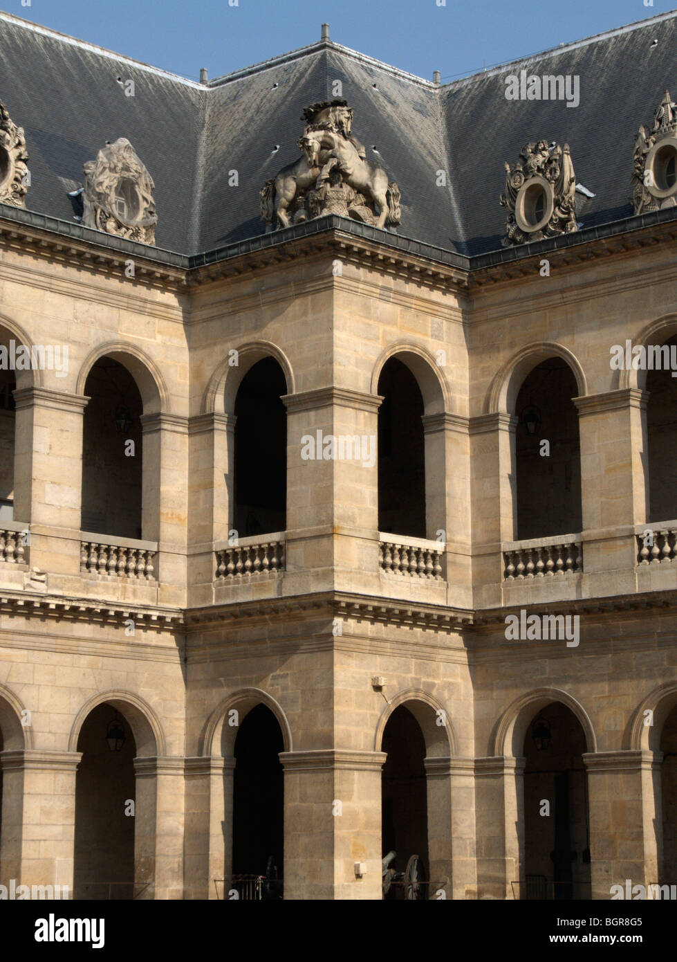 Classic Architecture. Les Invalides complex. Paris. France Stock Photo ...