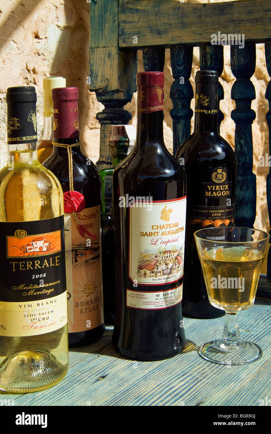 Tunisian wines, Arabic Gastronomy Stock Photo - Alamy