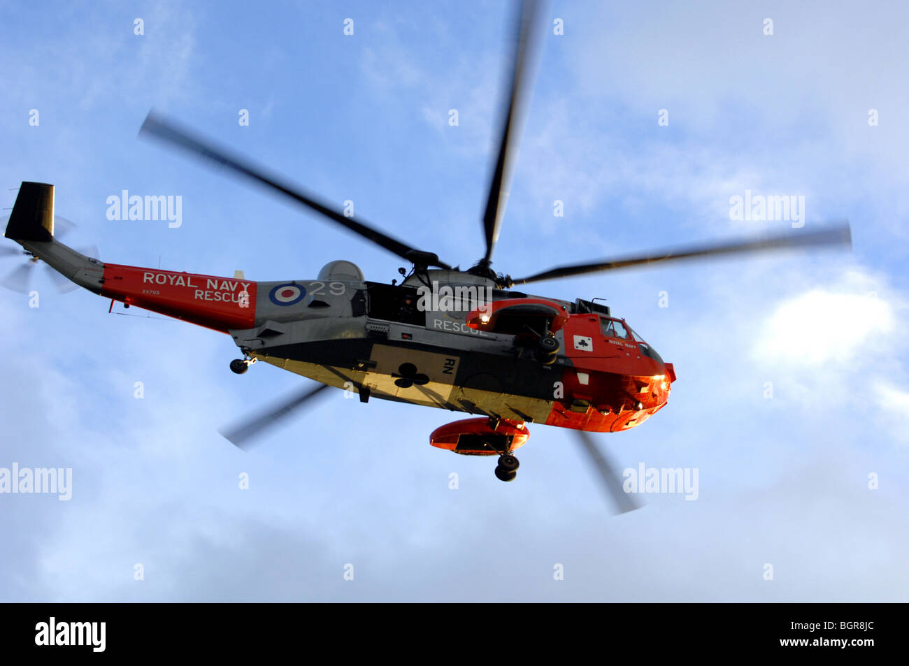 A Royal Navy rescue helicopter Stock Photo - Alamy