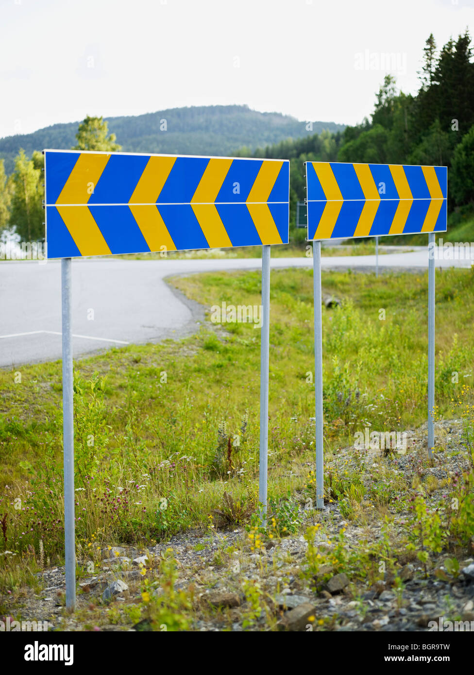 Road signs, Sweden Stock Photo - Alamy