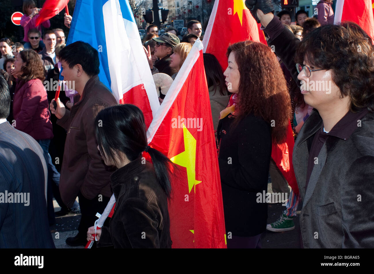 Marching flags hi-res stock photography and images - Alamy