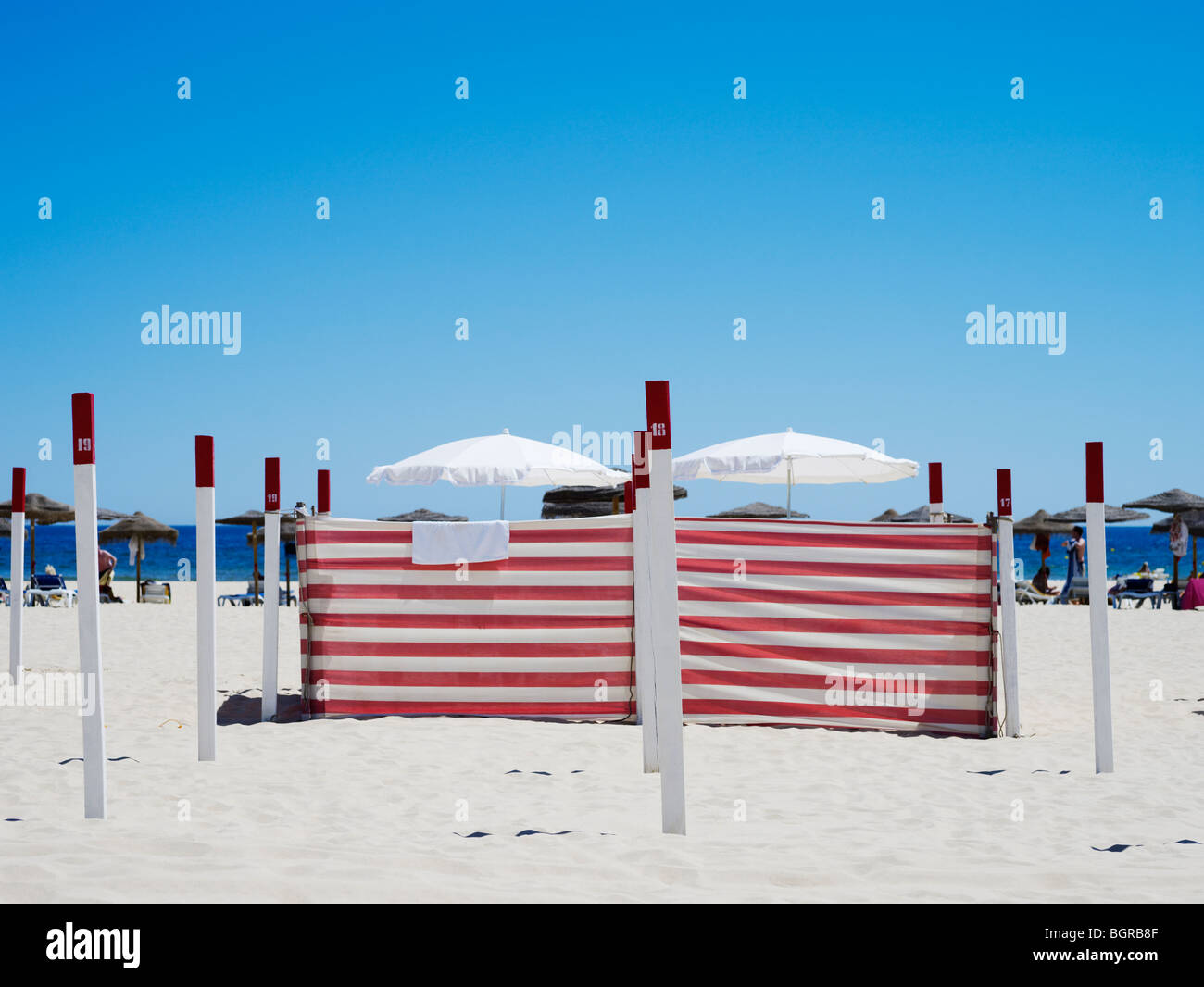 Parasol at a beach Stock Photo - Alamy