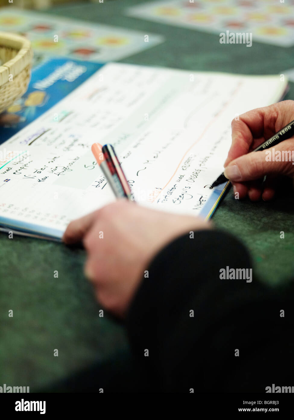 Close up persons hand adjusting hi-res stock photography and images - Alamy