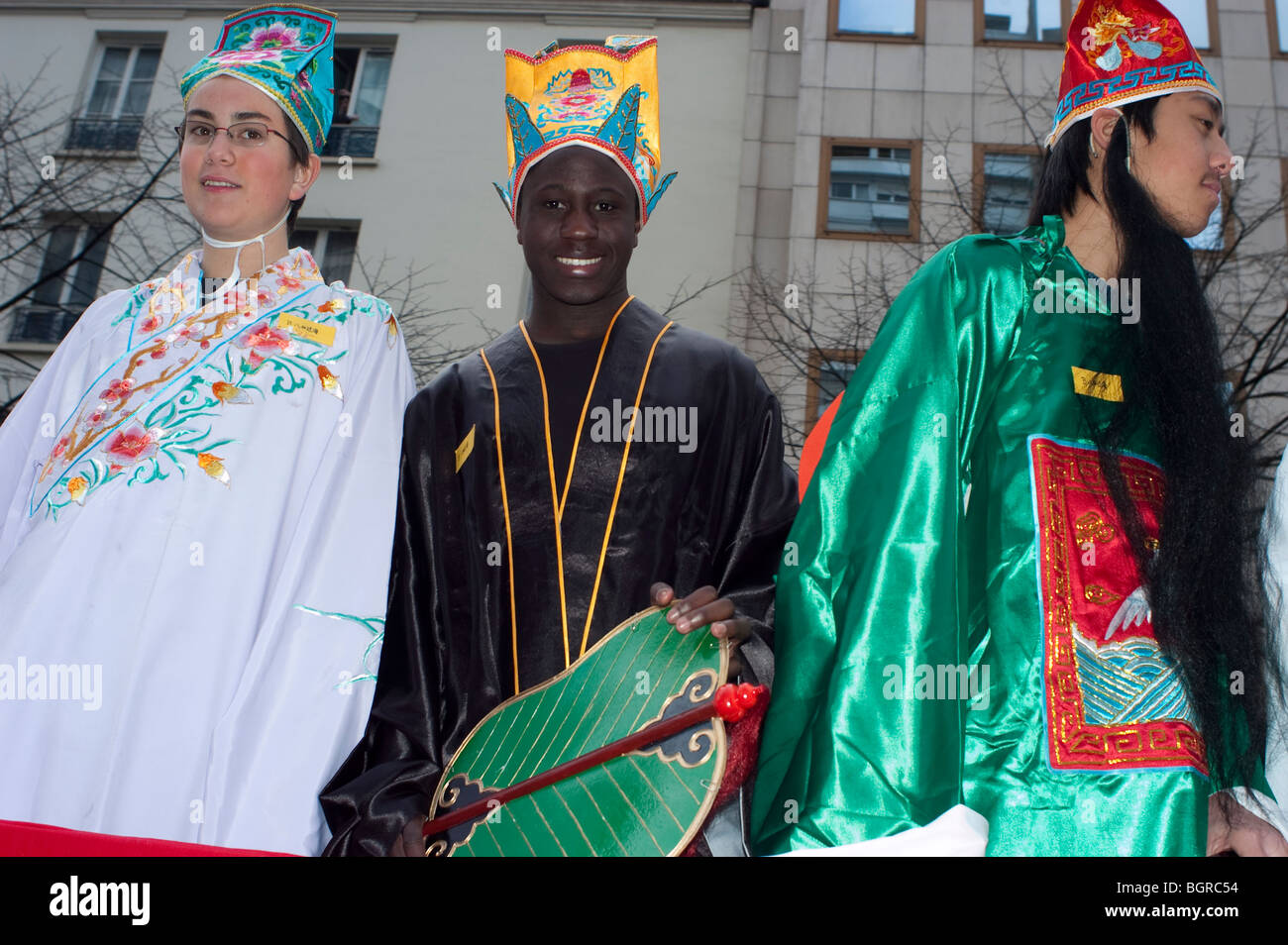 Paris, France, multiracial group portrait of diverse teenagers, Teens ...