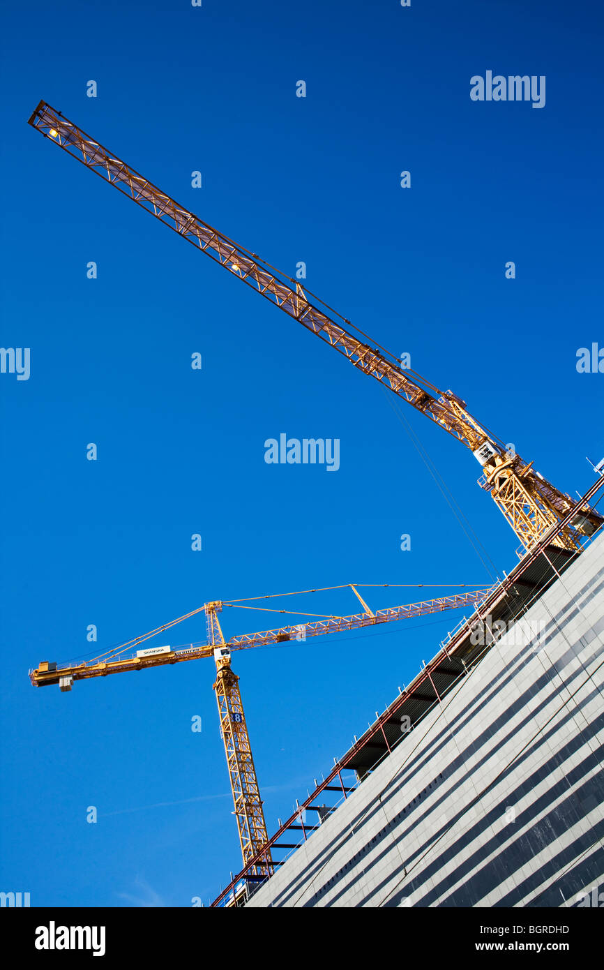 Crane cranes building build development developing urban city hi-res ...