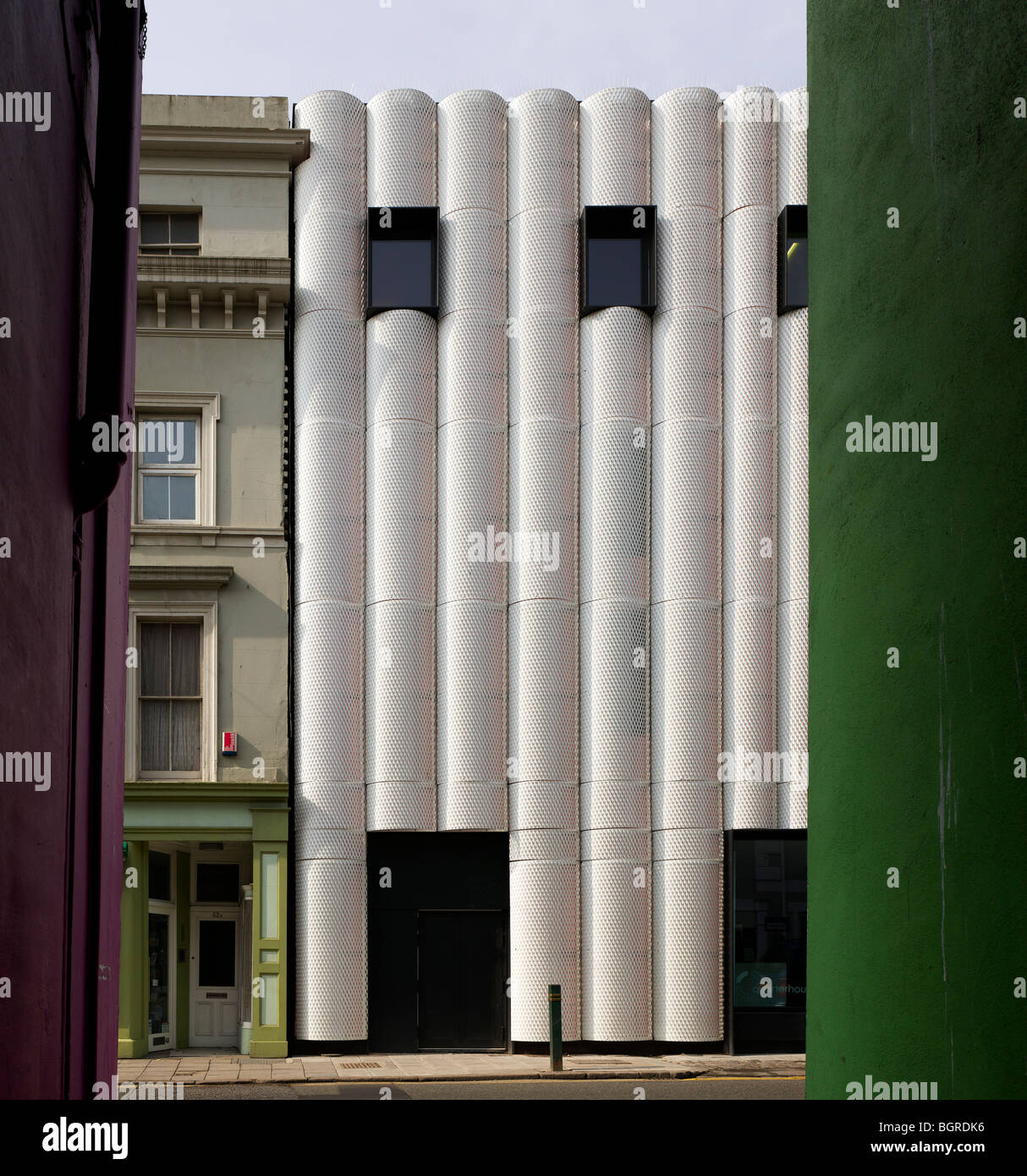 the quarterhouse folkestone alison brooks architects facade perforated ...