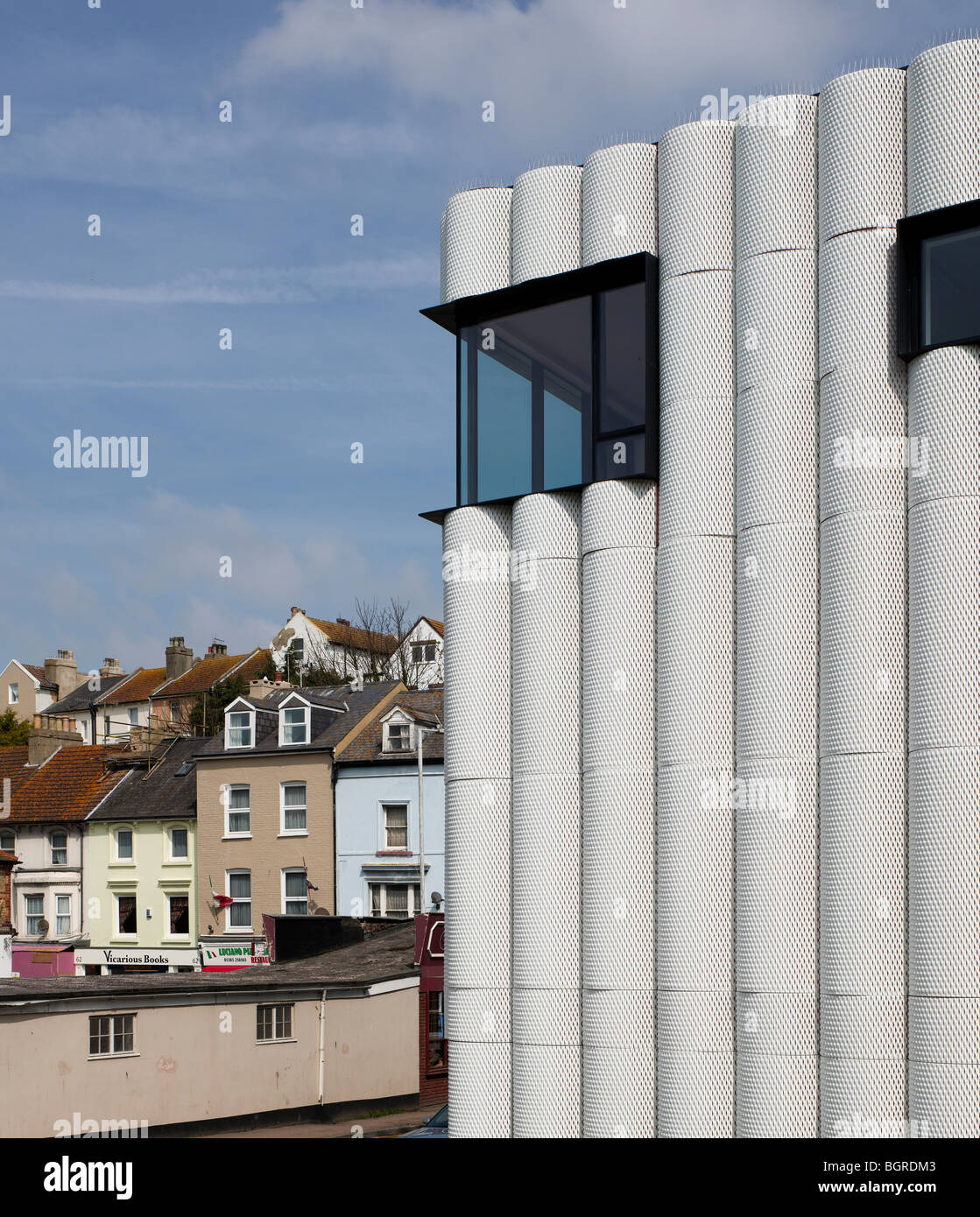 the quarterhouse folkestone alison brooks architects facade perforated ...