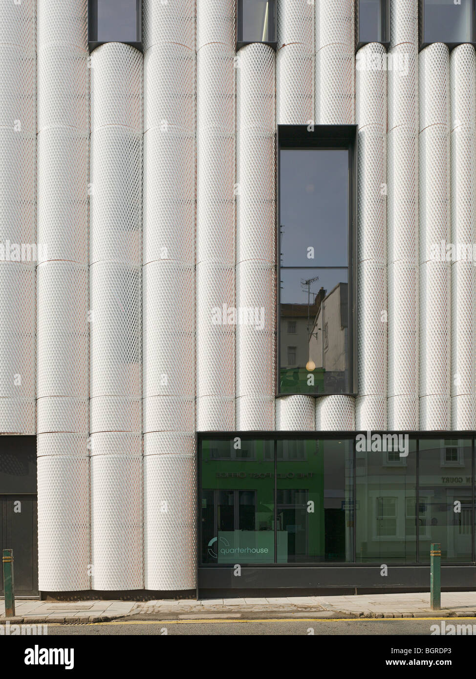 the quarterhouse folkestone alison brooks architects facade perforated ...