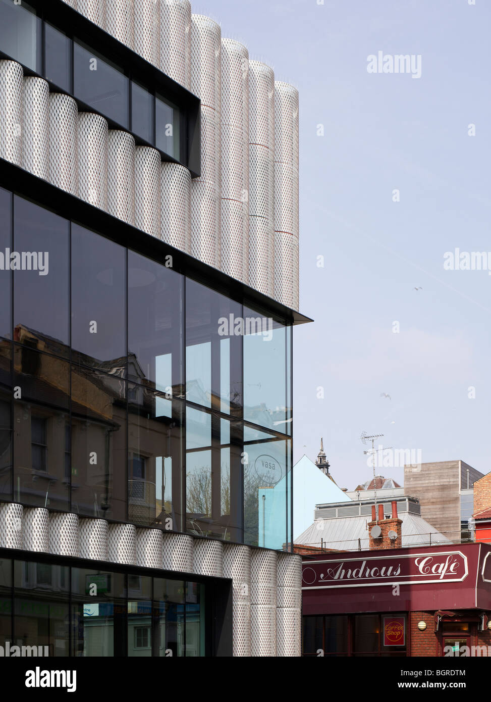 the quarterhouse folkestone alison brooks architects street view Stock ...