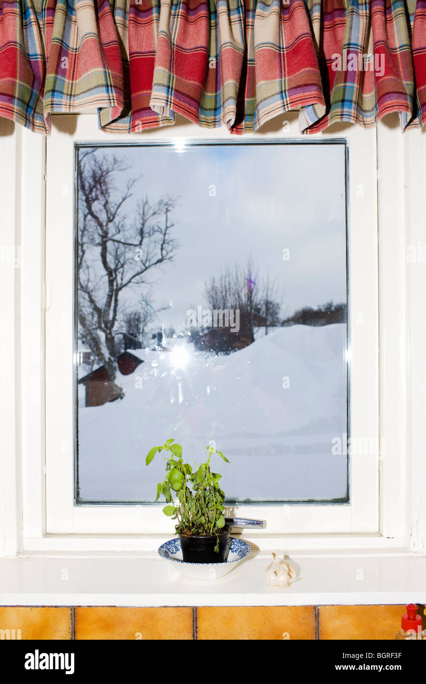 A window, Sweden Stock Photo - Alamy