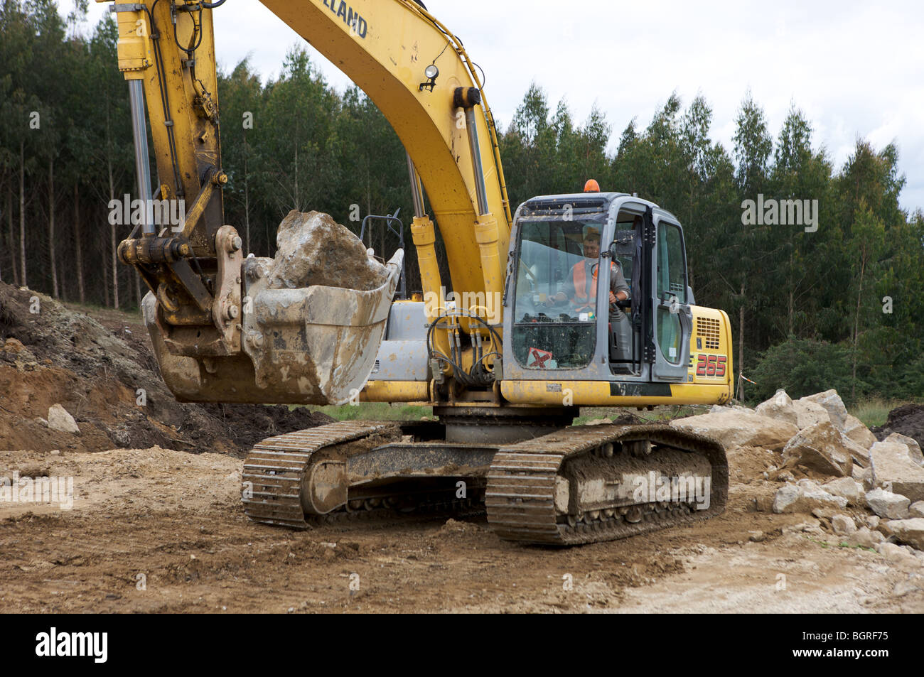 Construction of wind farm Stock Photo - Alamy