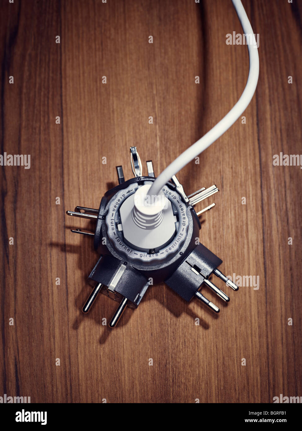 Multifunctional electric adapter, Sweden Stock Photo - Alamy